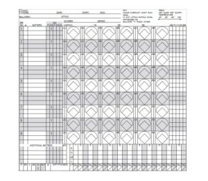 30+ Printable Baseball Scoresheet / Scorecard Templates - Free Template ...
