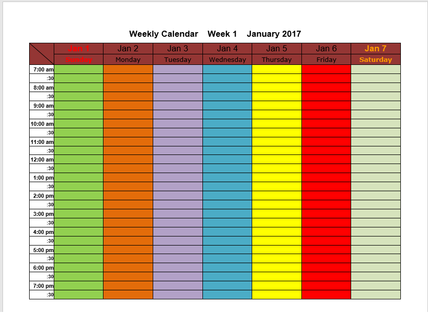 Study Schedule Template Excel Study Schedule Template Excel