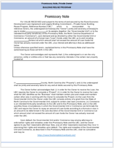 Free Editable Promissory Note Templates - Free Template Downloads